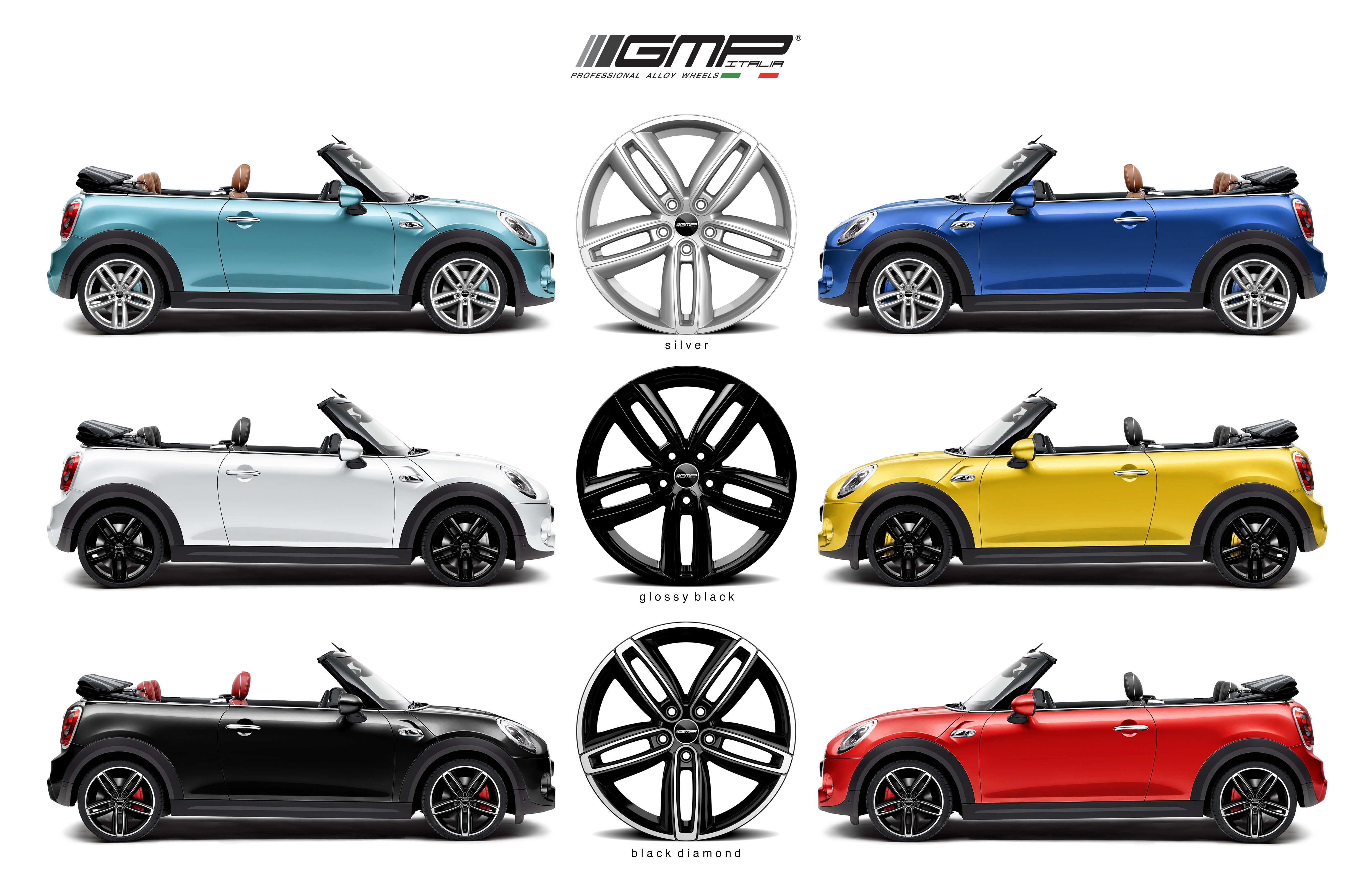 DIVA MB ALUFELNI 18'' 5x112 MINI COOPER ONE F55 F56 GMP ITALIA | Alu ...