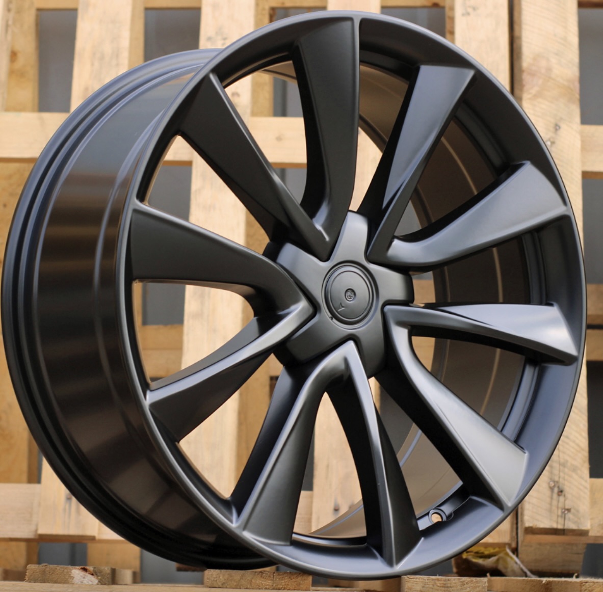 ALUFELNI TESLA MODEL 3 B2046 8,5x19 ET40 MATT FEKETE. | Alu-felni.eu