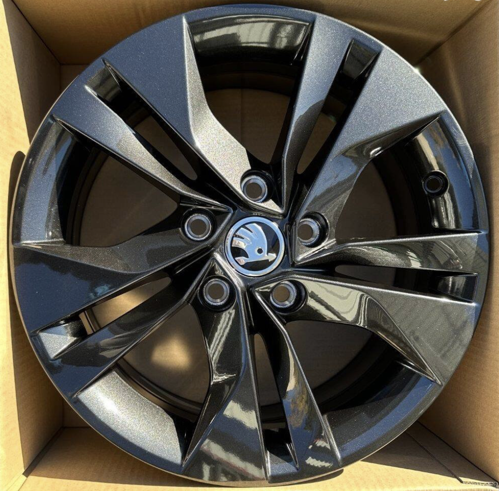 EREDETI ALUFELNI SKODA Spitzberg 16 5x112 KAROQ SUPERB OCTAVIA ET43 ...
